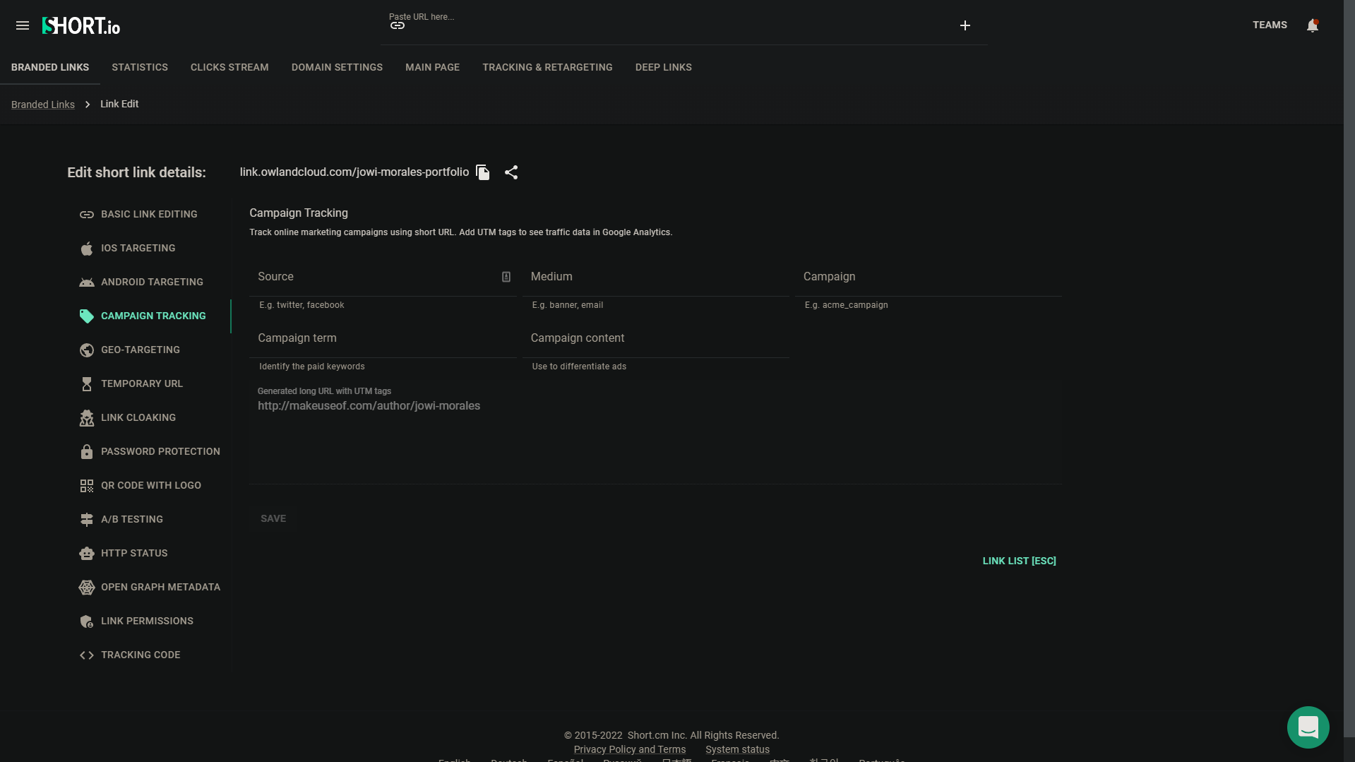 The How’s and Why’s of Short.io’s Campaign Tracking Feature